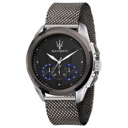 Maserati Uhr 'Traguardo' Herren Gr&ouml;&szlig;e One Size schwarz / silber / wei&szlig;