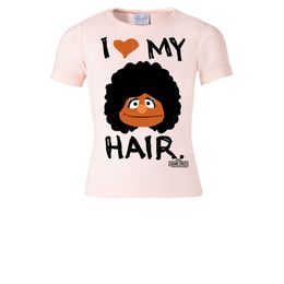 logoshirt T-Shirt "I Love My Hair" M&auml;dchen Gr&ouml;&szlig;e 140/152 pastellpink