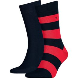 Tommy Hilfiger Underwear Socken Herren Gr&ouml;&szlig;e 43/46 nachtblau / rot