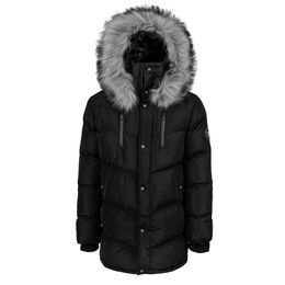 Trueprodigy Winterjacke 'Zayn' Herren Gr&ouml;&szlig;e XXL grau / schwarz
