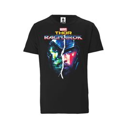 logoshirt T-Shirt 'Marvel - Thor Ragnarok' Herren Gr&ouml;&szlig;e XL mischfarben / schwarz