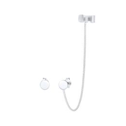 Elli Ohrringe Earcuff, Geo Damen Gr&ouml;&szlig;e One Size silber
