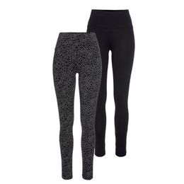 H.I.S. H.I.S Leggings Damen Gr&ouml;&szlig;e XS/S grau / schwarz