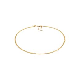 Elli Premium Halskette Basic Kette, Choker Damen Gr&ouml;&szlig;e 36 gold