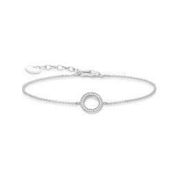 Thomas Sabo Armband 'Kreis' Damen Gr&ouml;&szlig;e One Size silber / wei&szlig;