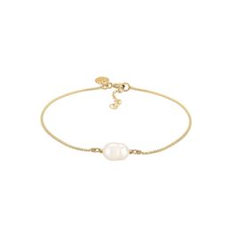 Elli Premium Armband Damen Gr&ouml;&szlig;e 16 gold / perlwei&szlig;