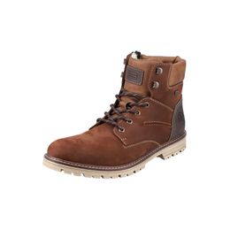 Rieker Schn&uuml;rboots Herren Gr&ouml;&szlig;e 48 kastanienbraun / sepia / mokka