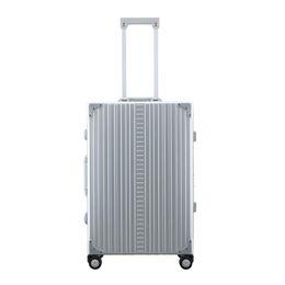 ALEON Traveler 4-Rollen Trolley 67 cm Herren Gr&ouml;&szlig;e One Size silber