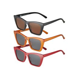 Urban Classics Sonnenbrille 'Tilos' Herren Gr&ouml;&szlig;e One Size goldgelb / rot / schwarz