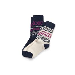 Tchibo - 2 Paar Thermosocken - Damen - Gr. 39-42 - dunkelblau