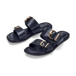 Tchibo - Sandalen mit Schnalle - Damen - Gr. 39 - dunkelblau