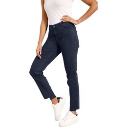 Ascari Damen Stretch-Jeans in R&ouml;hren-Form dark blue Gr&ouml;&szlig;e 25