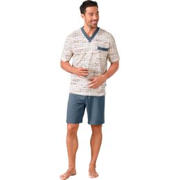 G&ouml;tting Herren Shorty blau-natur Gr&ouml;&szlig;e 50