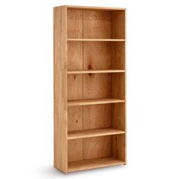Pharao24.de Holz Regal Akten B&uuml;ro in Wildeichefarben 186 cm hoch - 80 cm breit