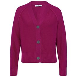 Peter Hahn - Strickjacke, pink, Gr. 46 / L - Schurwolle