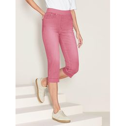 Brax - Comfort Plus-Caprihose Modell Carina Capri, ros&eacute;, Gr. 18 - Baumwolle