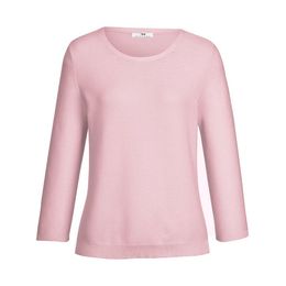 Peter Hahn - Rundhals-Pullover aus 100% SUPIMA -Baumwolle, ros&eacute;, Gr. 42 / M - Baumwolle