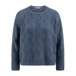 Peter Hahn - Rundhals-Pullover aus 100% SUPIMA-Baumwolle, blau, Gr. 48 / XL - Baumwolle