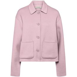 Uta Raasch - Jacke, ros&eacute;, Gr. 42 / M - Wolle