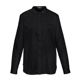 Peter Hahn - Bluse im Oversized-Schnitt, schwarz, Gr. 40 / M - Baumwolle