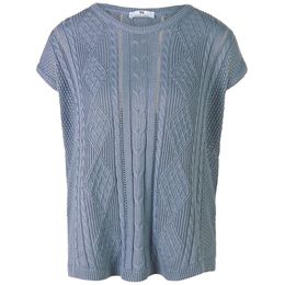 Peter Hahn - Pullover aus 100% SUPIMA -Baumwolle, blau, Gr. 36/38 - Baumwolle