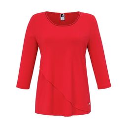 Anna Aura - Rundhals-Shirt mit 3/4-Arm, rot, Gr. 40 / M