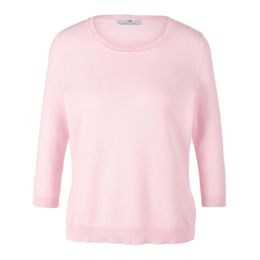 Peter Hahn - Rundhals-Pullover aus 100% SUPIMA -Baumwolle, ros&eacute;, Gr. 44 / L - Baumwolle