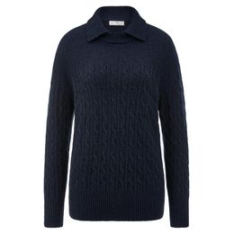 Peter Hahn - Pullover, blau, Gr. 36 / S - Wolle