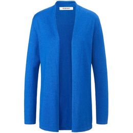 Peter Hahn - Strickjacke Modell Caro, blau, Gr. 48 / XL - Seide