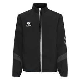 Hummel Sportjacke 'Lead' Jungen Gr&ouml;&szlig;e 176 dunkelgrau / schwarz / wei&szlig;