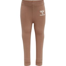 Hummel Leggings Gr&ouml;&szlig;e 68 hellbraun / wei&szlig;