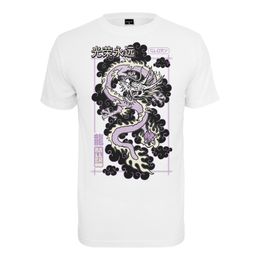 Mister Tee Shirt 'Glory Dragon' Herren Gr&ouml;&szlig;e 4XL lila / schwarz / wei&szlig;