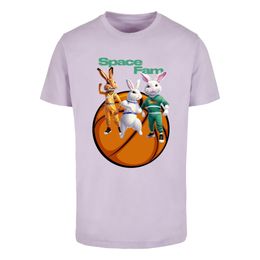 Mister Tee Shirt 'Space Fam' Herren Gr&ouml;&szlig;e XXL helllila / mischfarben