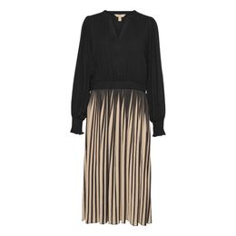 Culture Kleid 'Carly' Damen Gr&ouml;&szlig;e 44 beige / schwarz Winterkleid