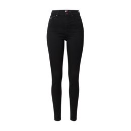 Tommy Jeans Jeans 'SYLVIA' Damen Gr&ouml;&szlig;e 33 black denim