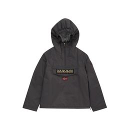 NAPAPIJRI Performance Jacket 'RAINFOREST' boy size 104 Sand / Dark grey / Cherry red / Black