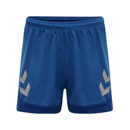 Hummel Sportshorts 'Lead' Damen Gr&ouml;&szlig;e M blau / grau / wei&szlig;