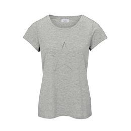 Heine T-Shirt Damen Gr&ouml;&szlig;e XL graumeliert / silber