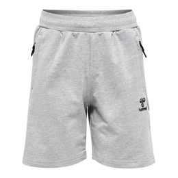 Hummel Sportshorts Jungen Gr&ouml;&szlig;e 152 graumeliert / schwarz