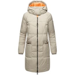 Navahoo Mantel 'Bliblablubb 14' Damen Gr&ouml;&szlig;e XXL greige / orange Wintermantel