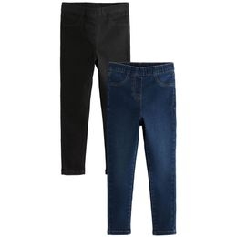 next Leggings M&auml;dchen Gr&ouml;&szlig;e 166 blue denim / schwarz