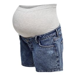 Only Maternity Umstand Shorts 'Jagger' Damen Gr&ouml;&szlig;e 34 dunkelblau / graumeliert