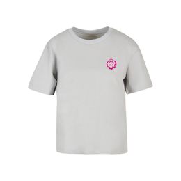 Mister Tee T-Shirt 'Everything's Nice' Damen Gr&ouml;&szlig;e XL grau / pink