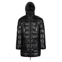 Trueprodigy Winterjacke 'David' Herren Gr&ouml;&szlig;e XXL schwarz / wei&szlig;