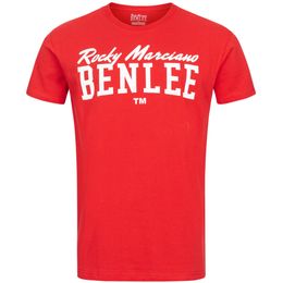 BEN LEE Benlee T-Shirt Herren Gr&ouml;&szlig;e M knallrot / wei&szlig;