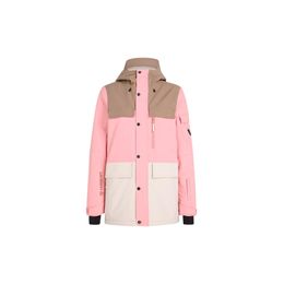 O`Neill O'neill Outdoorjacke 'Utility Pro' Damen Gr&ouml;&szlig;e XL beige / pink / wei&szlig;