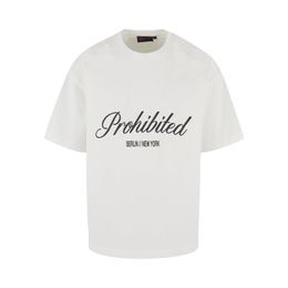 Prohibited T-Shirt Herren Gr&ouml;&szlig;e XL schwarz / wei&szlig;