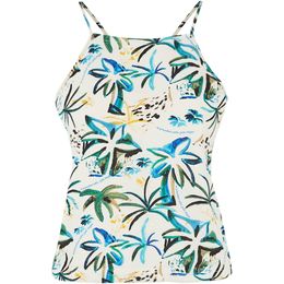 Just Rhyse Top 'Waikiki' Damen Gr&ouml;&szlig;e L azur / gr&uuml;n / orange / wei&szlig;