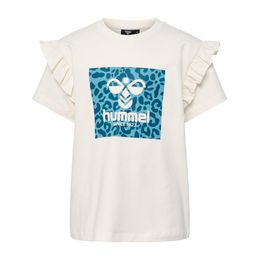 Hummel T-Shirt M&auml;dchen Gr&ouml;&szlig;e 146 hellblau / petrol / wei&szlig;