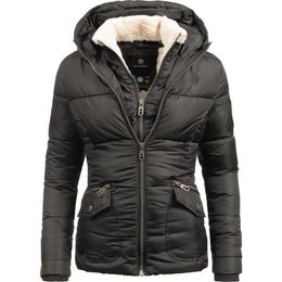 Navahoo Winterjacke 'Megan' Damen Gr&ouml;&szlig;e M schwarz